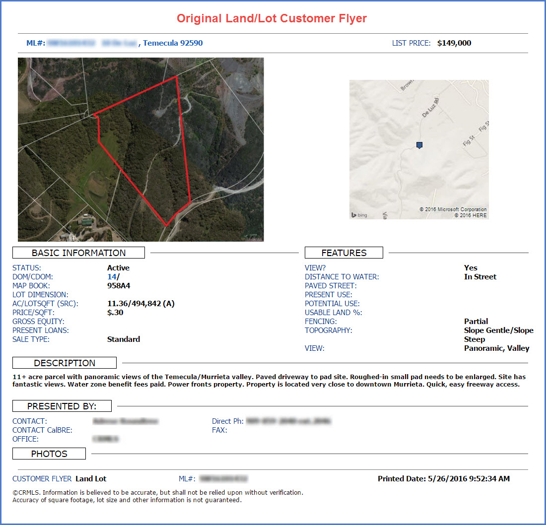Matrix: Create a Flyer - CRMLS Knowledgebase