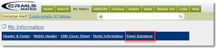 24b email signature – CRMLS Knowledgebase
