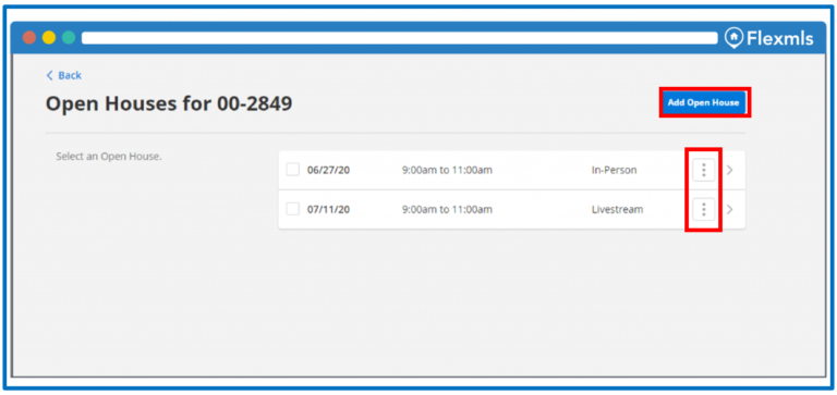 Flexmls Update: Flexmls Pro app - Add a Livestream Open House - CRMLS Knowledgebase