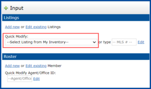 Matrix: How to Modify a Listing - CRMLS Knowledgebase