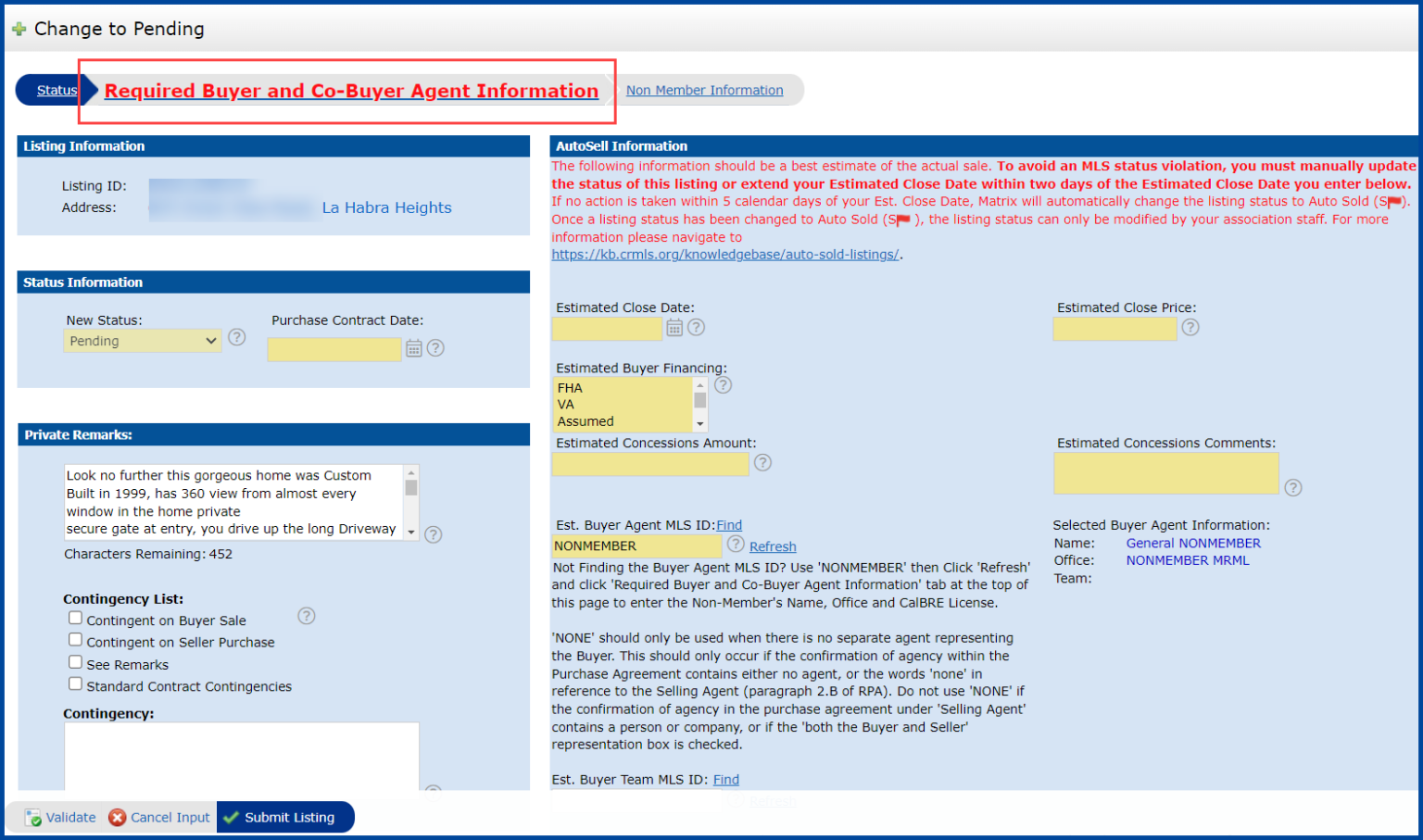 Matrix: How to Modify a Listing - CRMLS Knowledgebase
