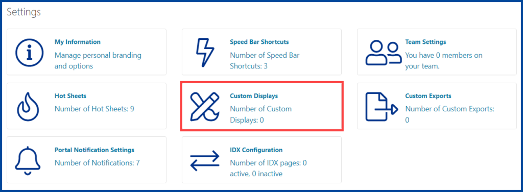 Matrix: How to Create Custom Search Displays - CRMLS Knowledgebase