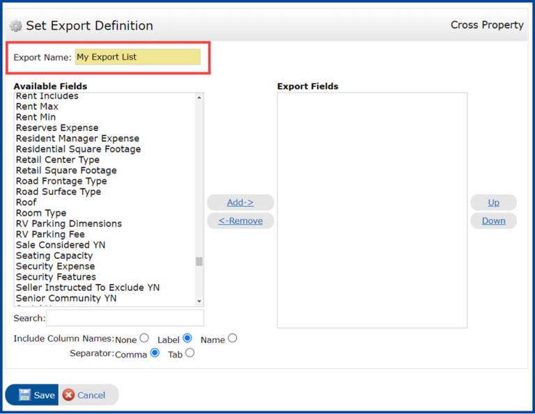 Matrix: How to Create a Custom Export - CRMLS Knowledgebase