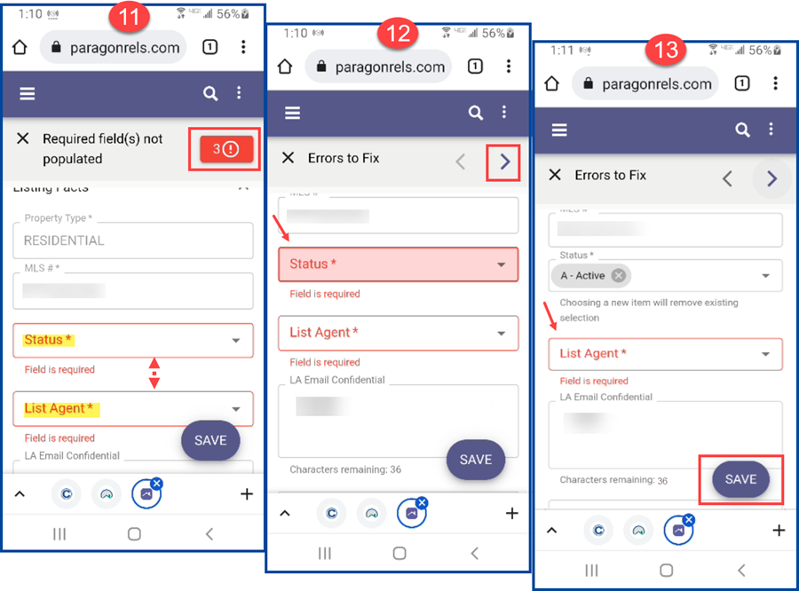 Paragon Connect: Edit Listing – CRMLS Knowledgebase