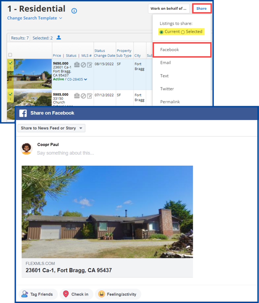 Flexmls: How to Share Listings - CRMLS Knowledgebase