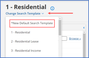 Flexmls: How to Create a Default Search Template - CRMLS Knowledgebase