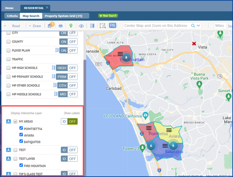 Paragon: Using the Interactive Map Layer Tool - CRMLS Knowledgebase