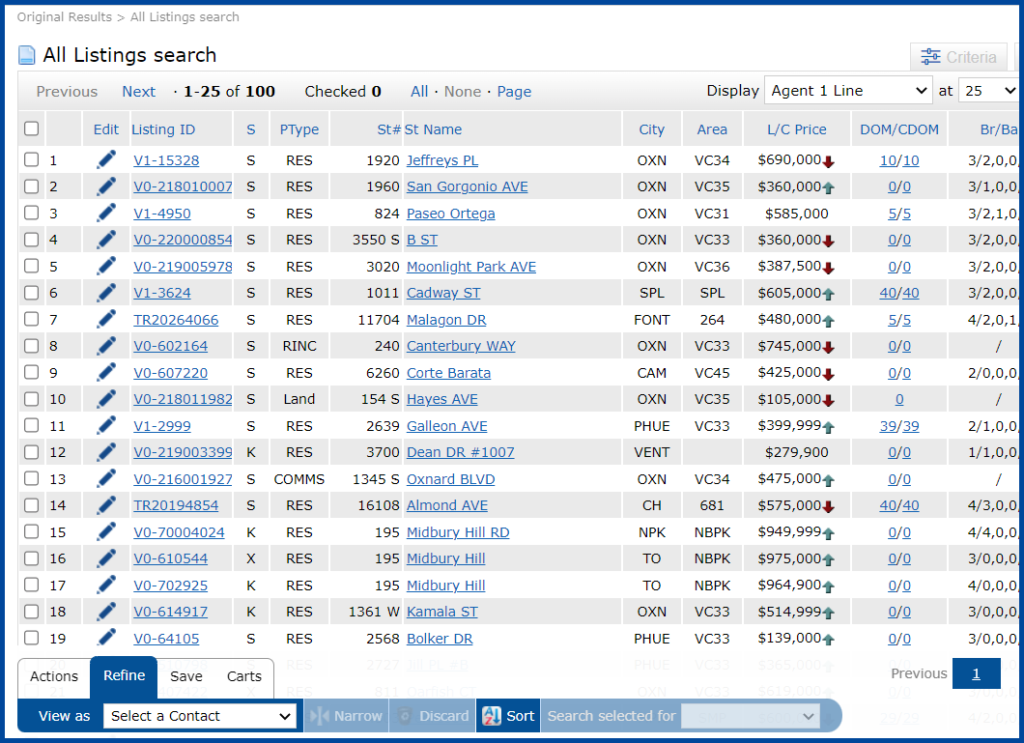 Matrix: How to Search an Agent's Listing Inventory - CRMLS Knowledgebase