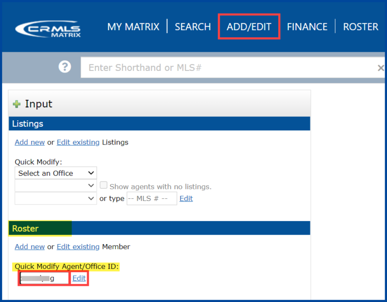 Matrix: How to Update your Contact Information - CRMLS Knowledgebase