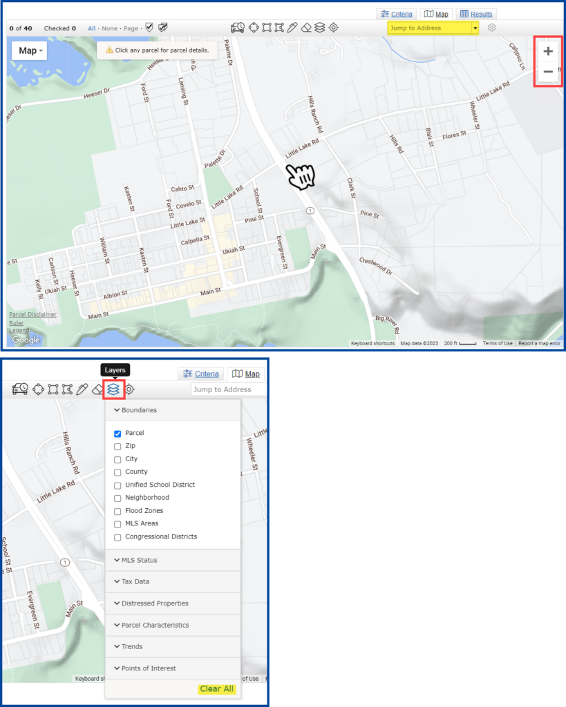 Matrix: How to Search Using Map Layers - CRMLS Knowledgebase