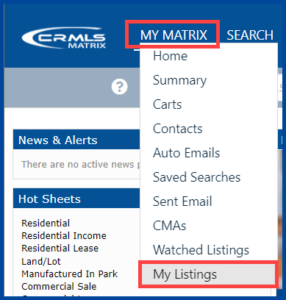 Matrix: What is HOLD Status? - CRMLS Knowledgebase