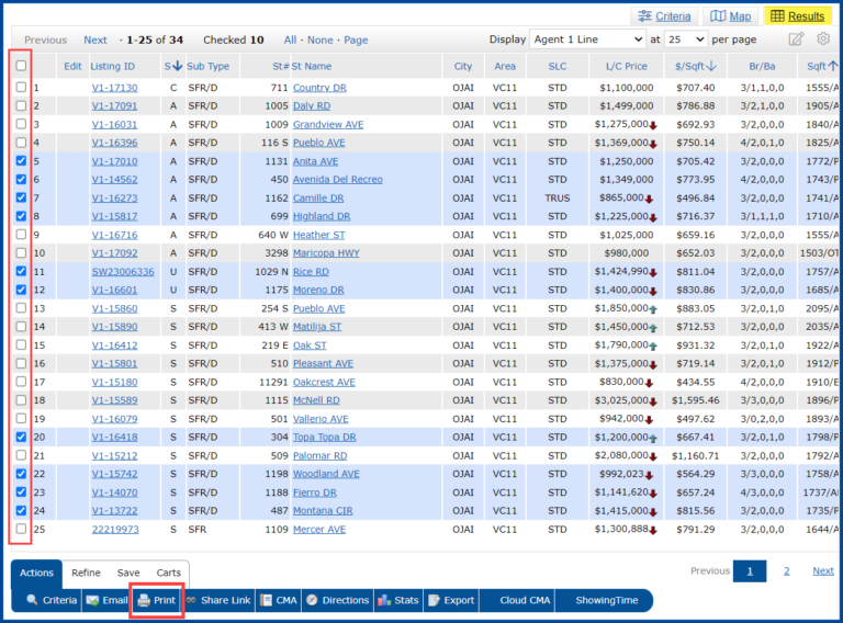 Matrix: How to Create a Quick CMA Report - CRMLS Knowledgebase