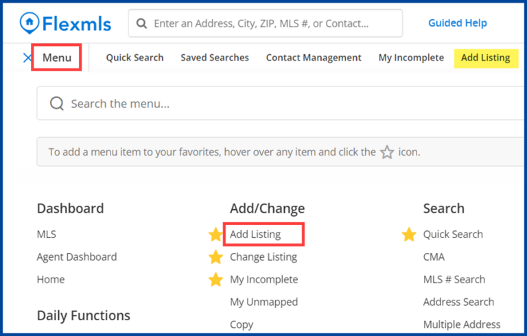 CRMLS: How to Enter a Non-Listed Residential Property as a Comparable - CRMLS Knowledgebase