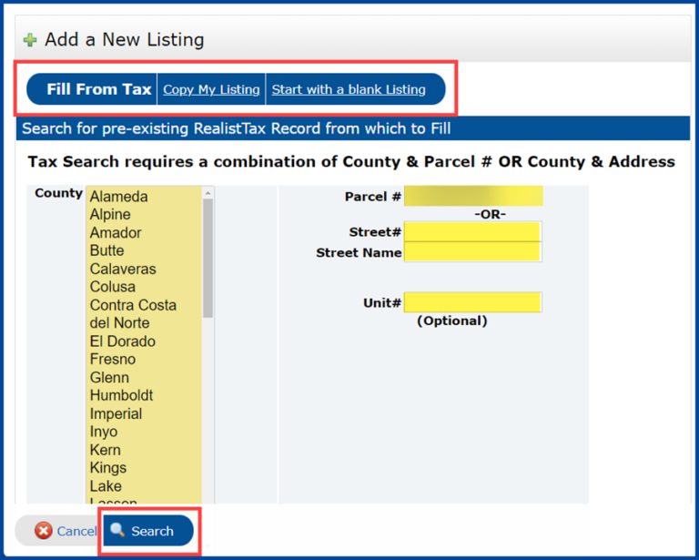 CRMLS: How to Enter a Non-Listed Residential Property as a Comparable - CRMLS Knowledgebase