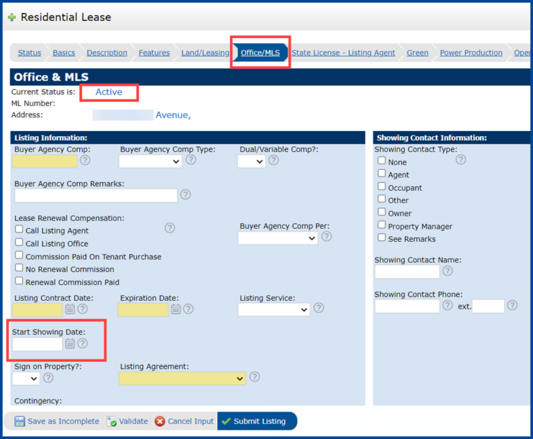 Matrix: How to Add a Residential Lease Listing – CRMLS Knowledgebase