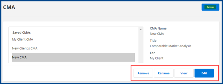 Flexmls: How to Create a Full CMA - CRMLS Knowledgebase