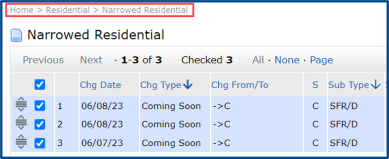 Matrix: Refine Search Tools - CRMLS Knowledgebase