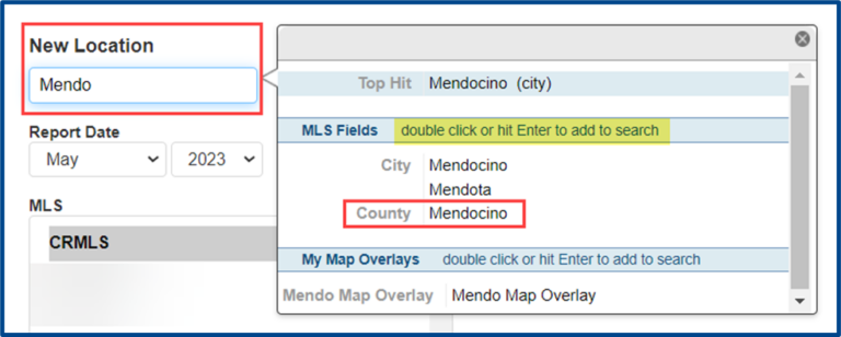 Flexmls: Market Summary Statistics - CRMLS Knowledgebase