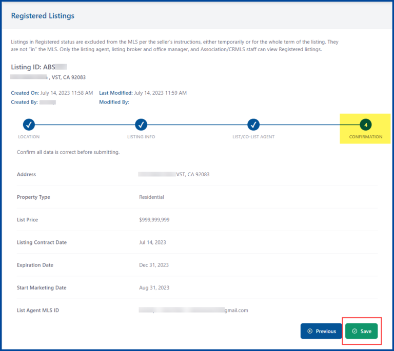 CRMLS Registered Listings - CRMLS Knowledgebase