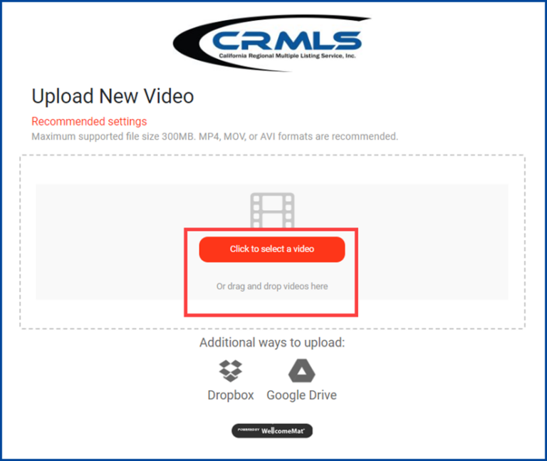 WellcomeMat: Getting Started - CRMLS Knowledgebase