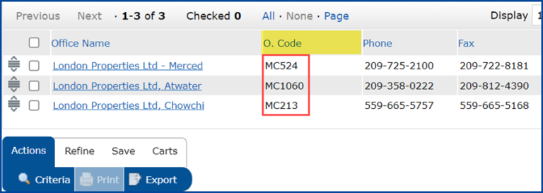 Matrix: How To Find Your Office Code (Brokers) - CRMLS Knowledgebase