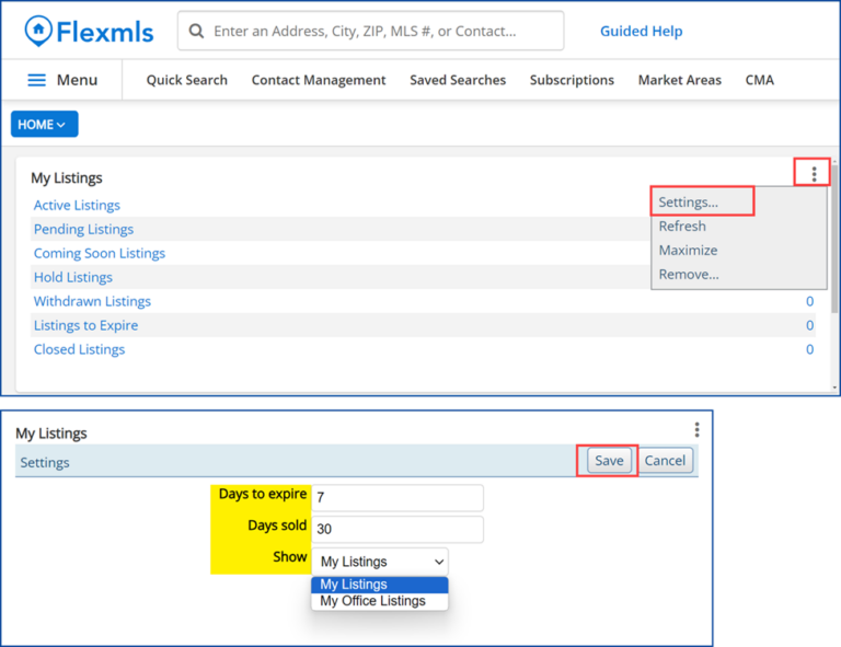 Flexmls: How to Find Your Active Office Listings (Brokers) - CRMLS Knowledgebase