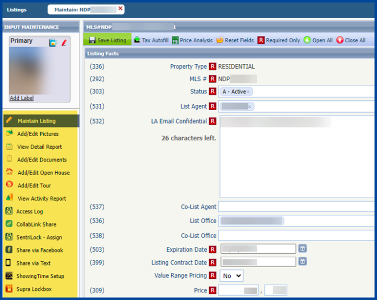 Paragon: How to Modify Your Office Listings & Listing Status (Brokers) - CRMLS Knowledgebase
